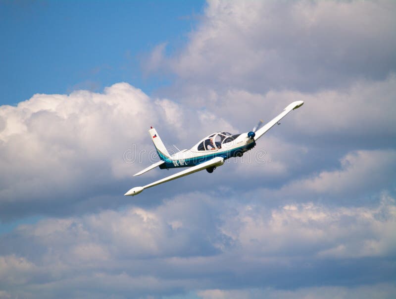 Small airplane stock photo. Image of plane, small, blue - 7099206