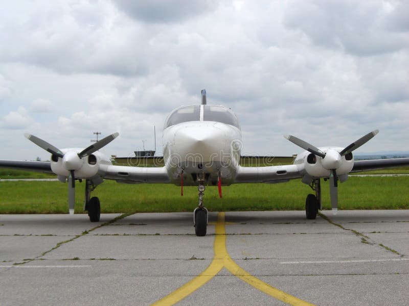 Small airplane stock photo. Image of front, airtaxi, white - 831688