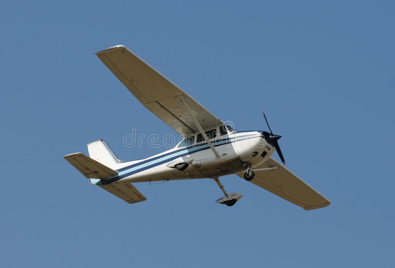 Small airplane stock photo. Image of midair, aircraft - 8404134