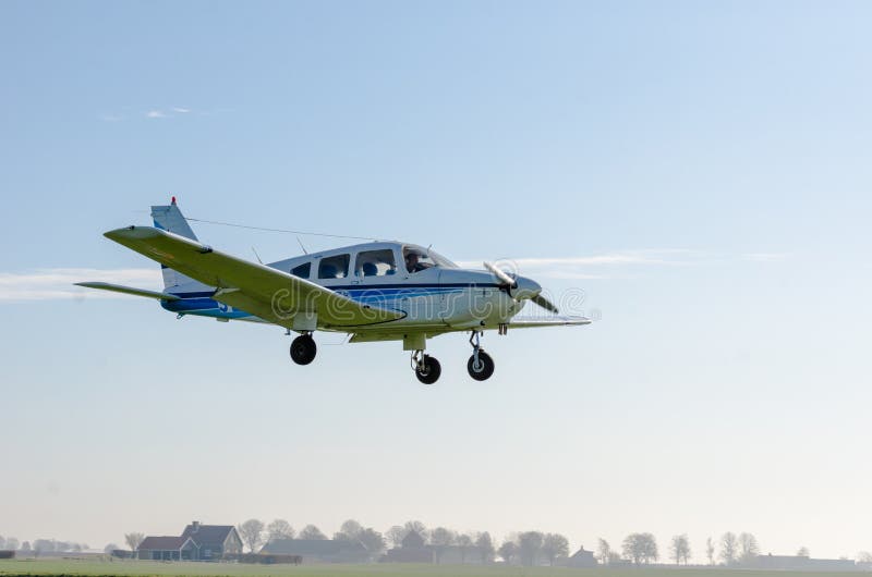Cessna in flight stock photo. Image of transportation - 11286290