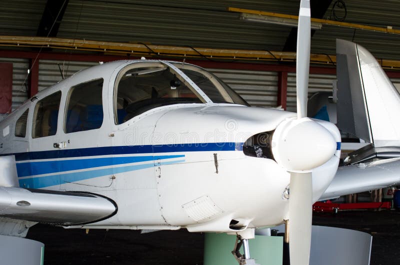 Small airplane stock image. Image of propeller, transportation - 39720993