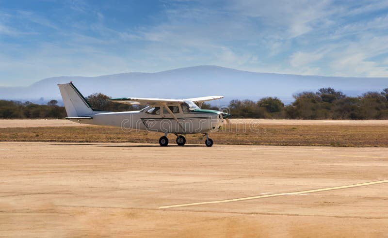 Small airplane stock image. Image of fuselage, african - 254097379