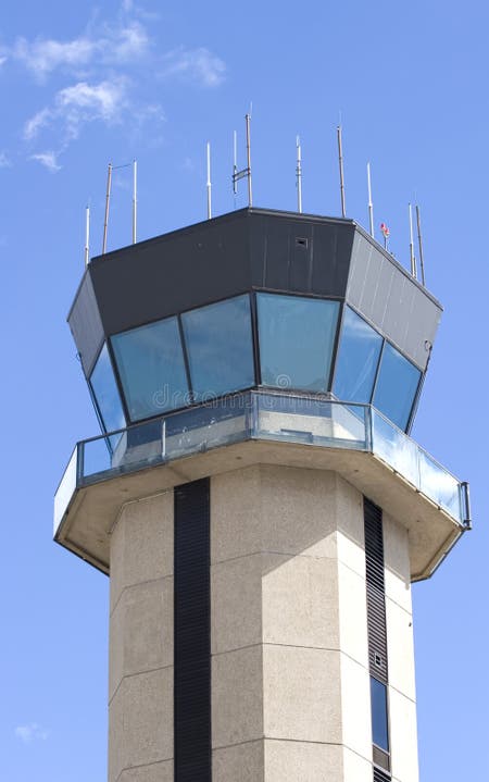 Small Airport Control Tower Stock Photo - Image of plane, airport: 4712798