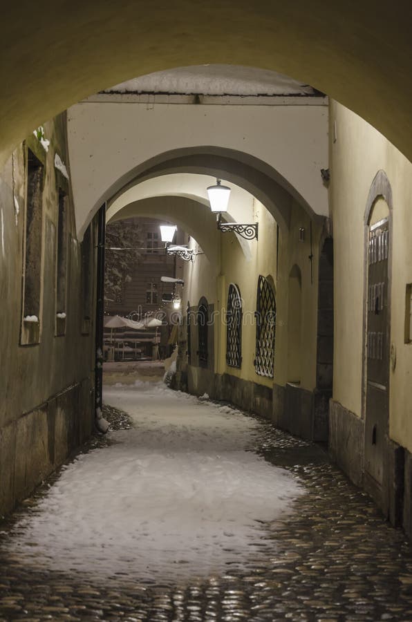 Small alley stock photo. Image of alley, building, windows - 28400758