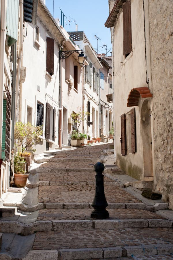 Small alley stock image. Image of steps, alpes, french - 62815355
