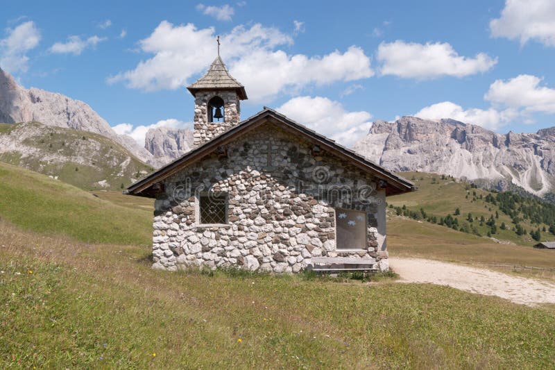 Small alpine church stock photo. Image of worship, alps - 21369718