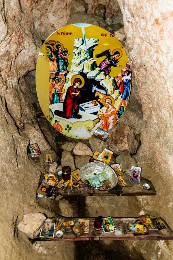 Small Altar Inside of the Bolii Cave Editorial Photo - Image of ...