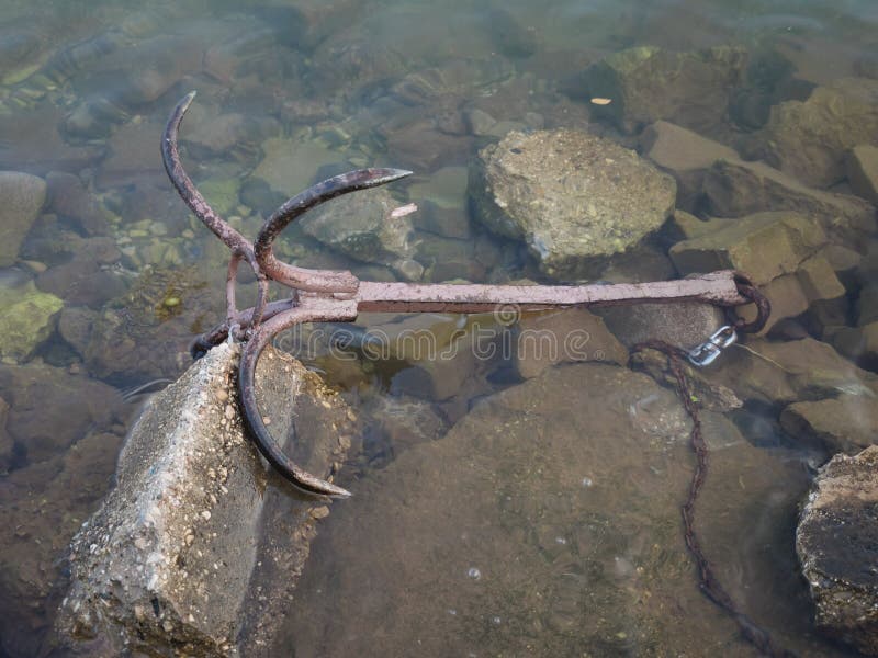 Small anchor stock photo. Image of claw, hook, stop, small - 55366062