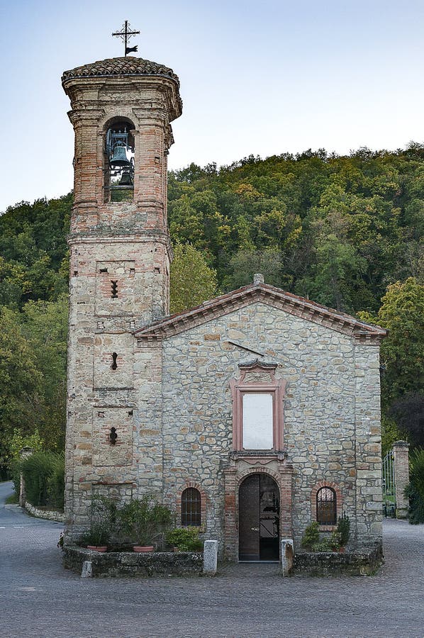A Small and Ancient Stone Church Stock Image - Image of rock, stone ...