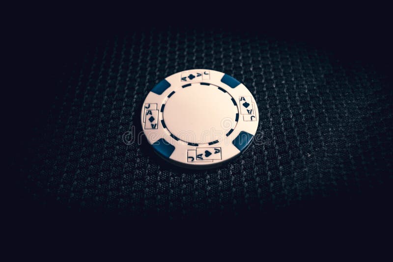 Small Ante for Poker Game in Casino Stock Image - Image of card, chips ...