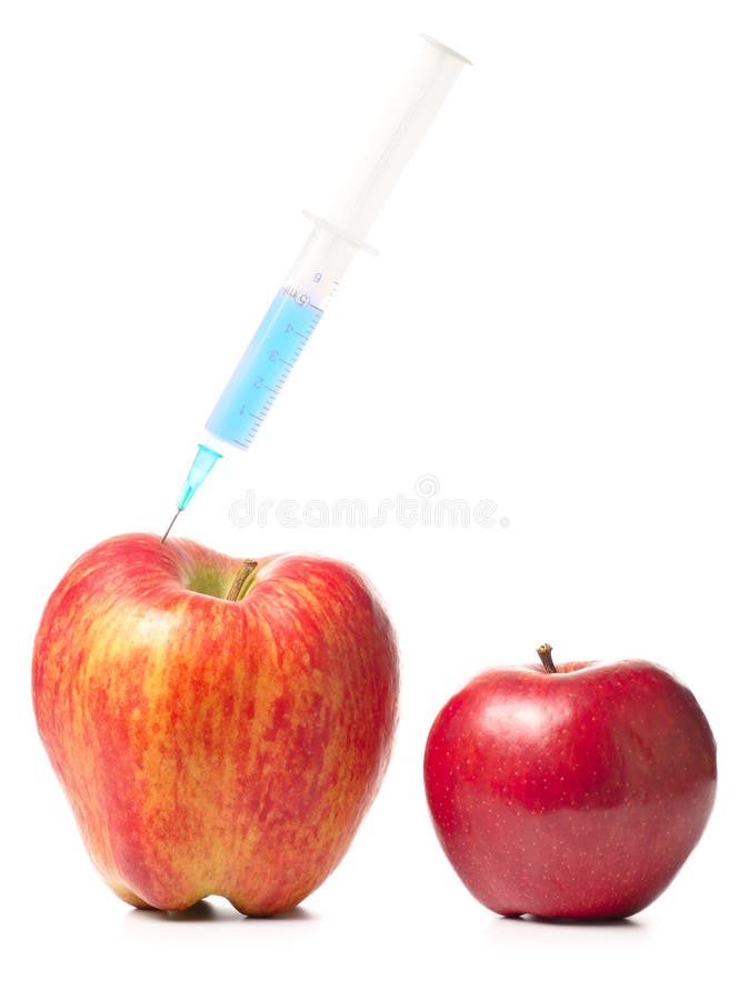 Small apple and a big one stock photo. Image of needle - 14950042