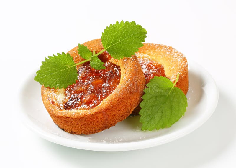 Small apple filled cakes stock photo. Image of puree - 57125930