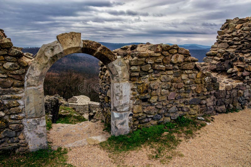 Small Arch at the Ruins of a Castle Editorial Photography - Image of ...