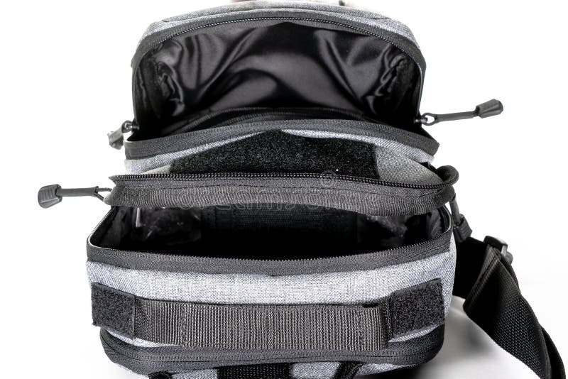 Small Army Combat Rucksack Isolated on White Background, Studio Shot ...