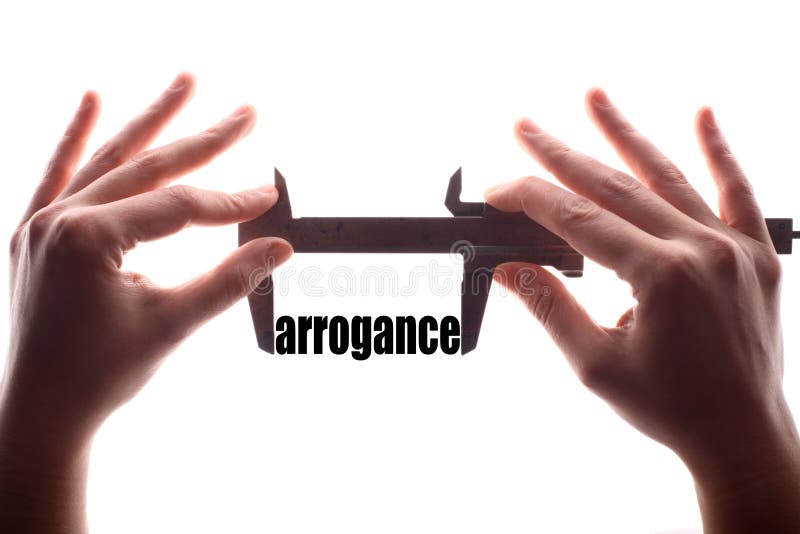 Confidence Arrogance Woman Smug Facial Expression Stock Image - Image ...