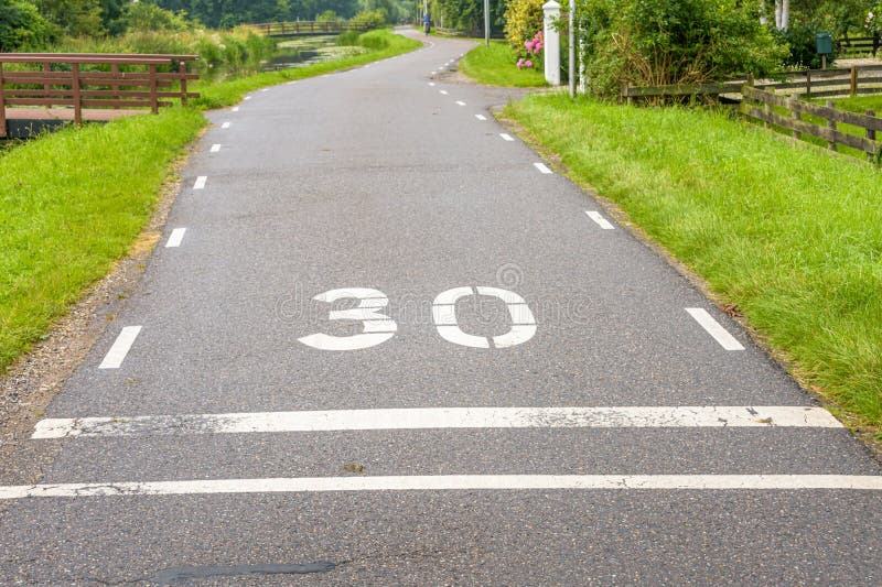 30 km zone stock image. Image of driving, forbidden - 309530291