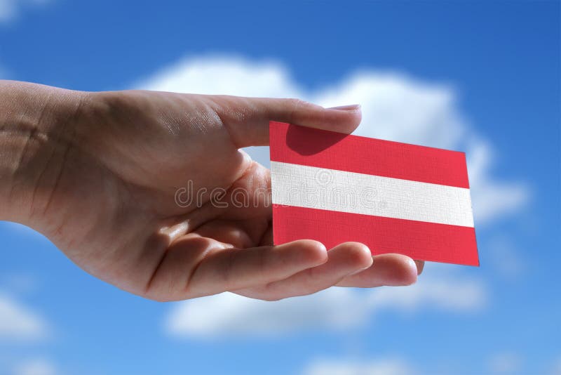 Small Austrian flag stock image. Image of emblem, identity - 48699845