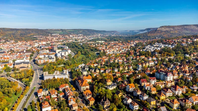 Small Autumn Walk through the Landscape of Jena - Thuringia Stock Image ...
