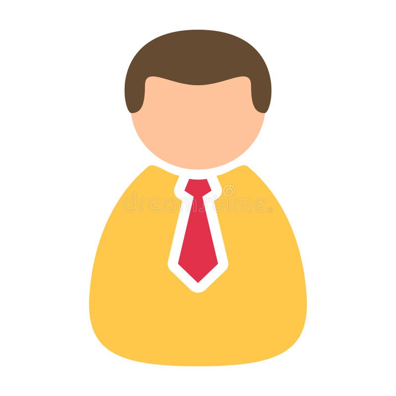 Avatar of a Man in a Simple Style Stock Vector - Illustration of ...