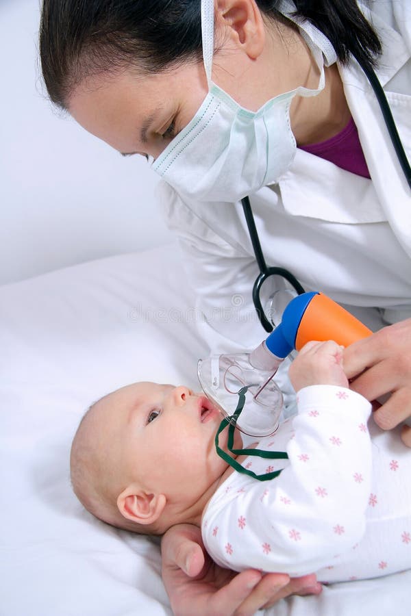 Baby and doctor stock photo. Image of medicine, infant - 1664532