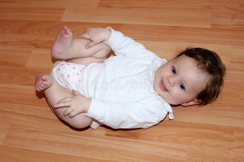 Small baby stock image. Image of toddler, carefree, beautiful - 7399577