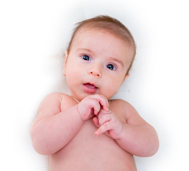 Small Baby in Childhood Concept Stock Photo - Image of cute, childhood ...