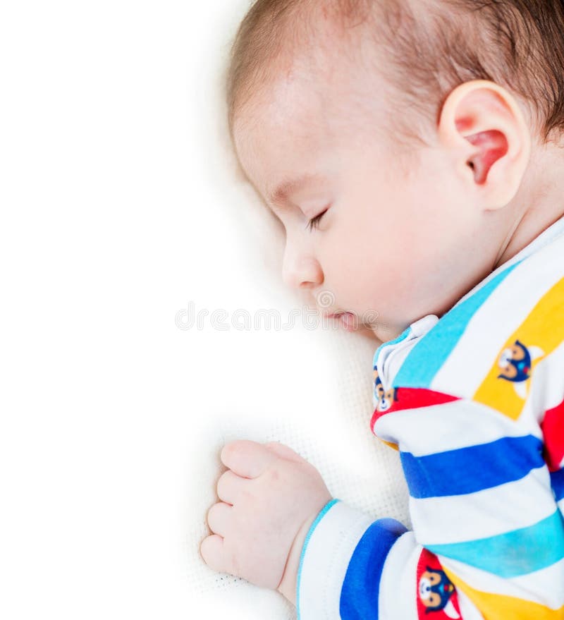 Small Baby in Childhood Concept Stock Photo - Image of face, looking ...