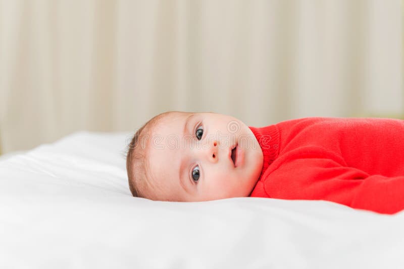 Small Baby in Childhood Concept Stock Image - Image of cheerful ...