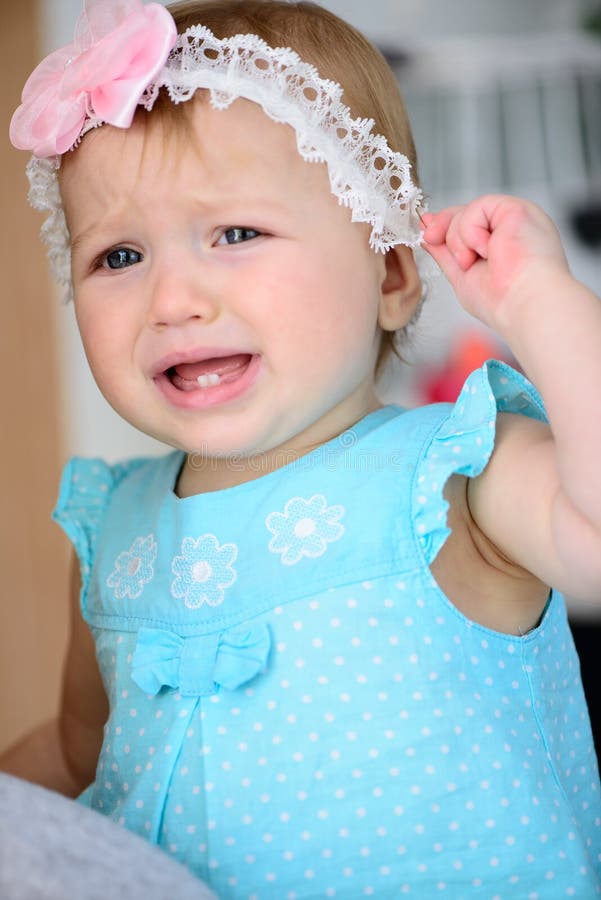 Small baby crying stock photo. Image of blue, face, expression - 33667374