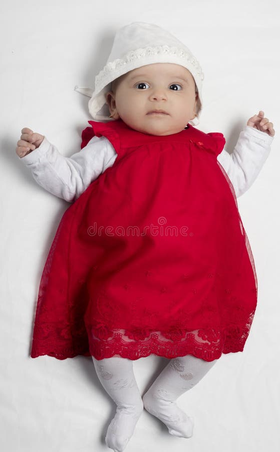 Small baby girl stock photo. Image of nappy, baby, looking - 69253090