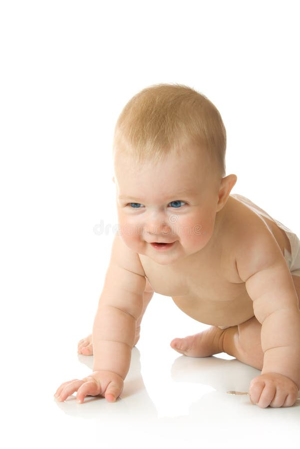 Small Baby Playing with Spoon #9 Isolated Stock Photo - Image of child ...
