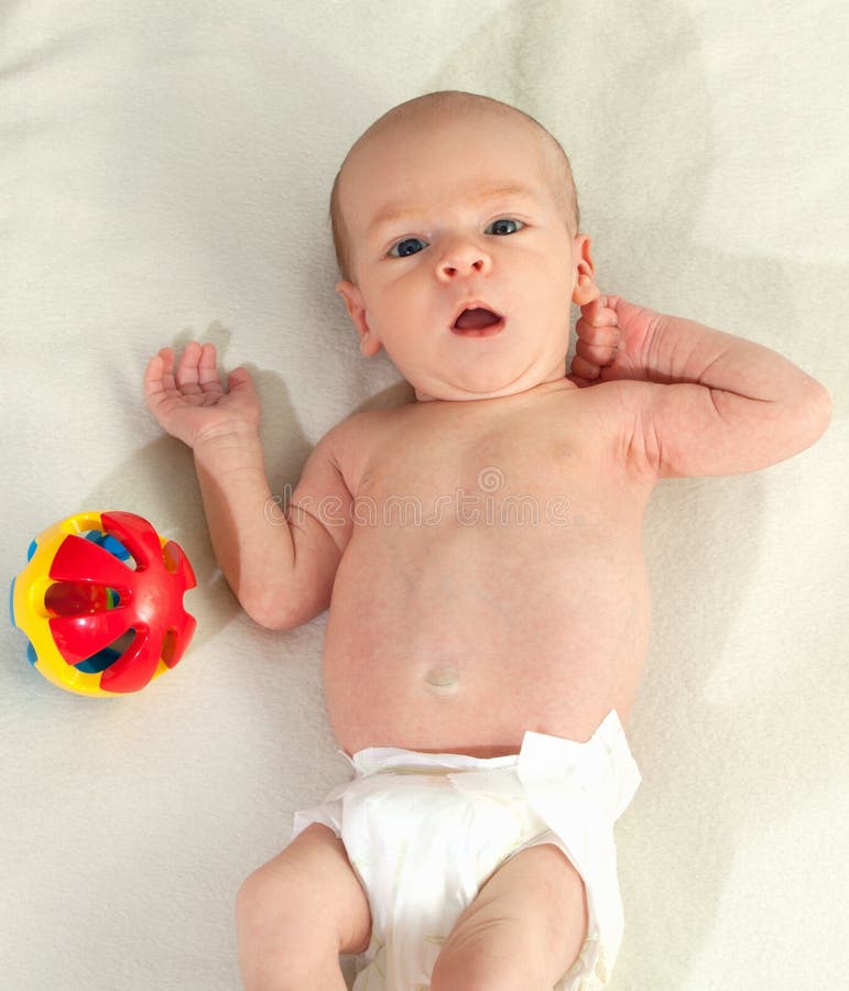 Small baby stock photo. Image of cheerful, blanket, life - 55165722