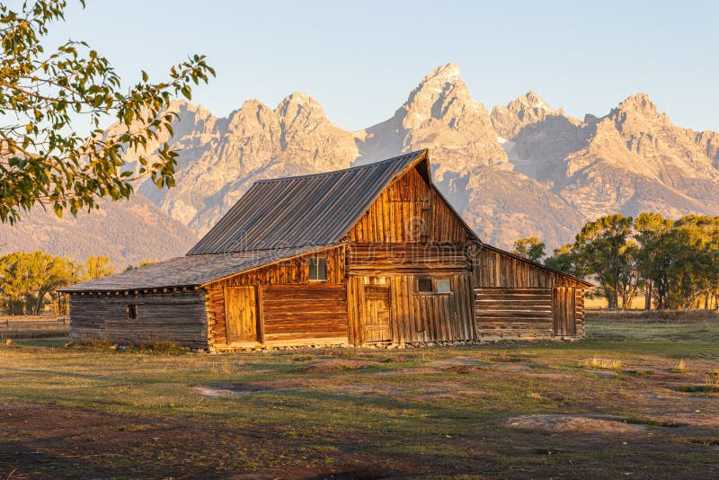 Small barn on the farm stock photo. Image of rural, wooden - 258366160