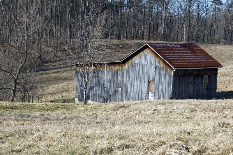 Small barn stock photo. Image of woods, appalachia, meadow - 51594582