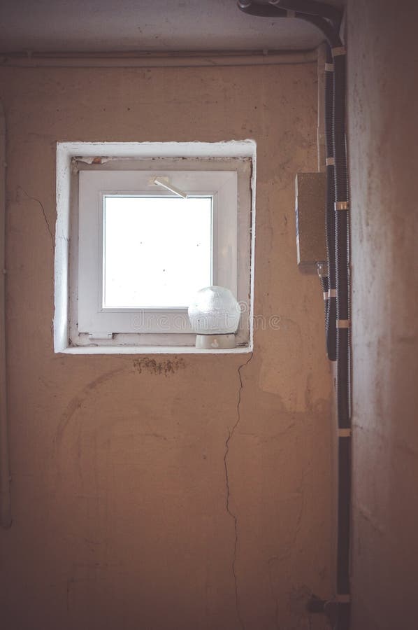 Small basement window stock photo. Image of wall, dark - 83917284