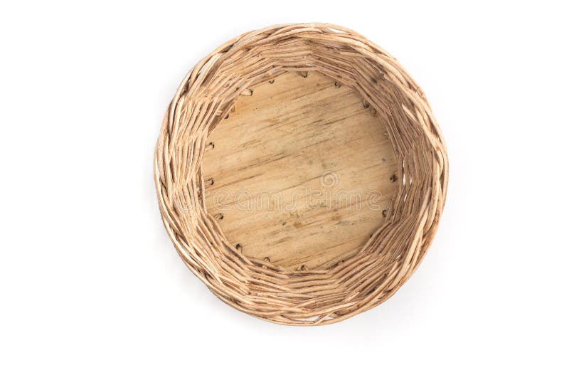 Small Basket Empty stock image. Image of wicker, brown - 91929243