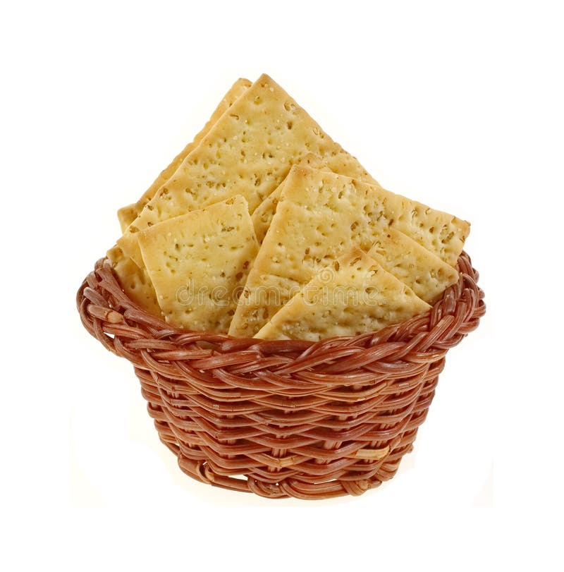 Stone Ground Wheat Crackers Stock Photo - Image of nutritious, gourmet ...