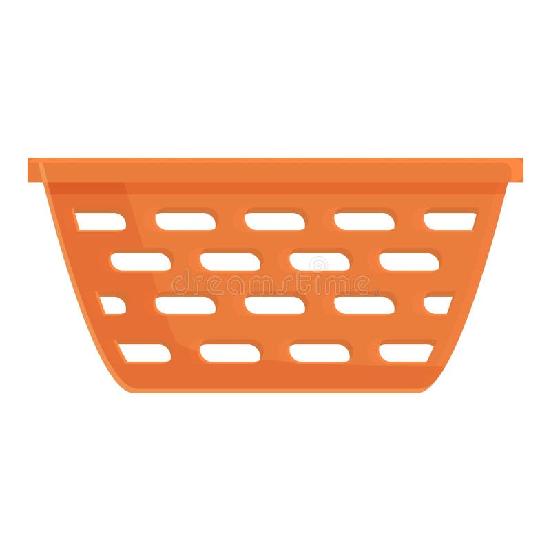 Small Basket Icon Cartoon Vector. Laundry Wicker Wash Stock Vector ...