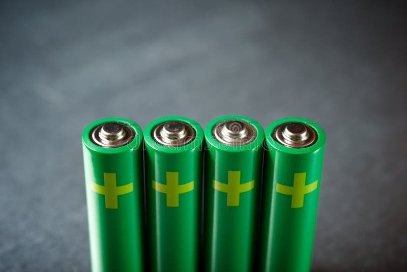Small batteries view stock image. Image of energy, close - 140410929