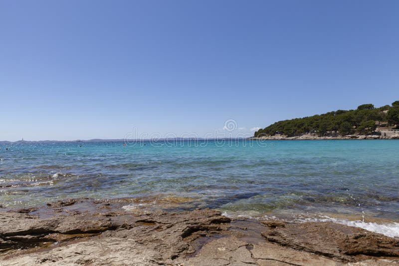 Small Bay on the Adriatic Sea, Croatia Stock Image - Image of travel ...