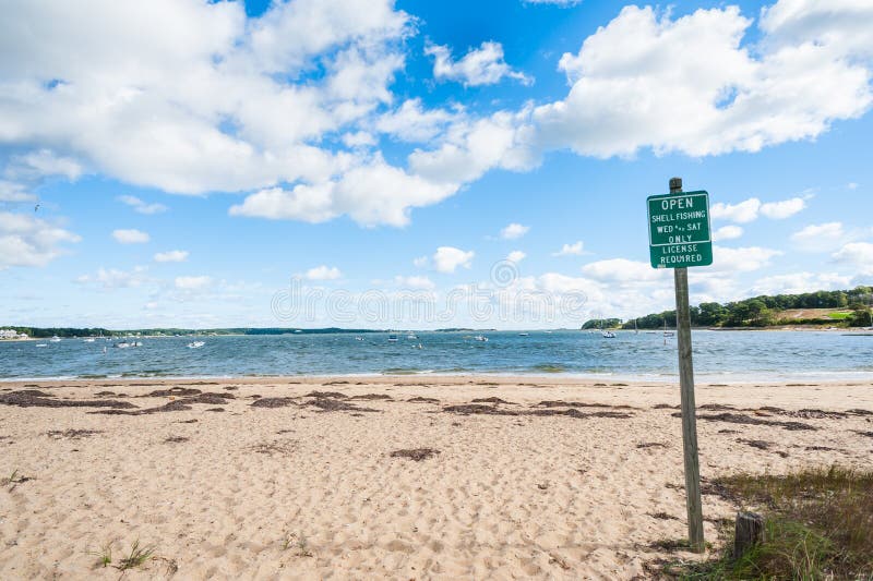 Small beach at Cape Cod stock image. Image of fall, massachusetts ...