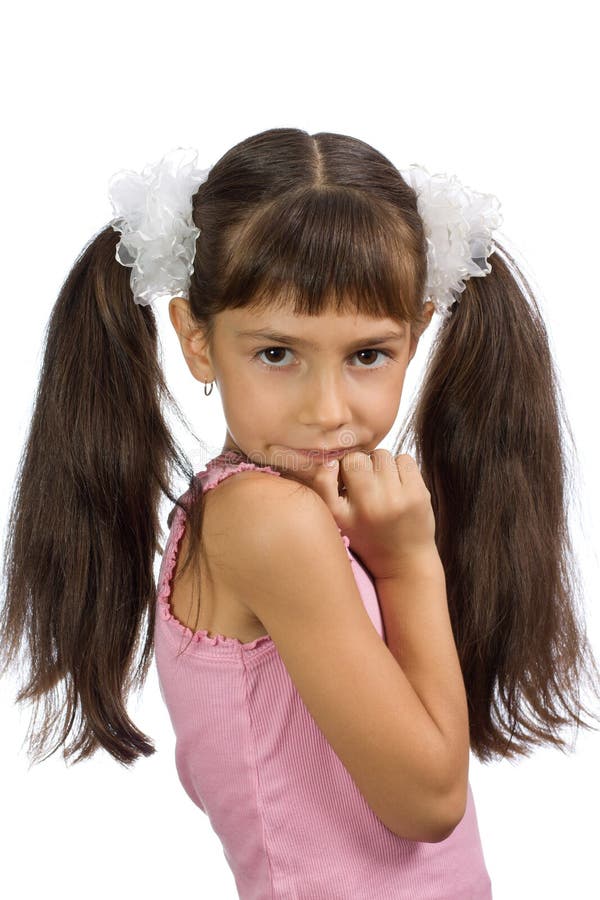 The small beautiful girl stock image. Image of background - 16032251