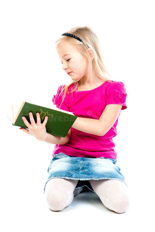 Child with a book stock image. Image of childhood, beautiful - 30216747