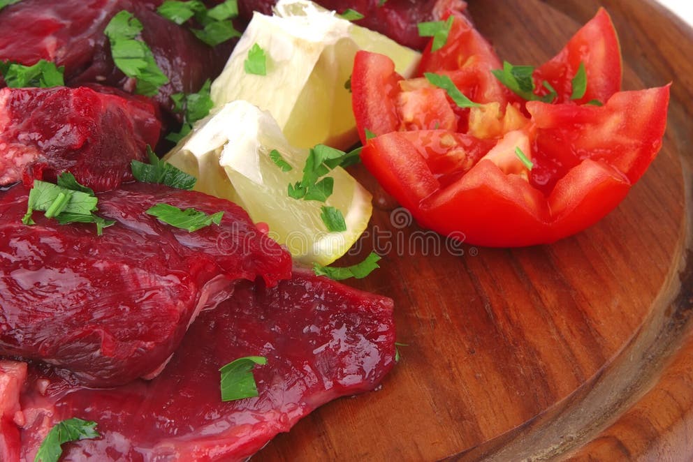 Small beef chunks stock photo. Image of loin, muscle - 10542228