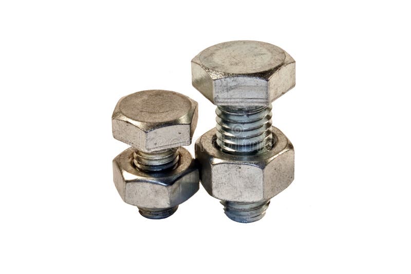 Small and big bolt stock image. Image of factory, mechanic - 27513217