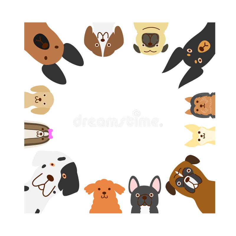 Dogs Frame Stock Illustrations – 3,726 Dogs Frame Stock Illustrations ...