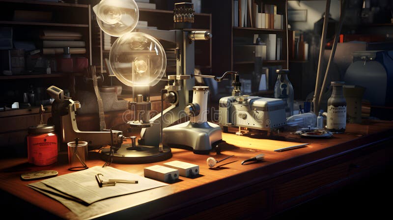 Small Biological Laboratory for Scientific Study Stock Image - Image of ...