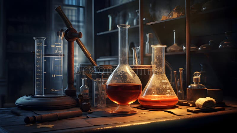 Small Biological Laboratory for Scientific Study Stock Image - Image of ...