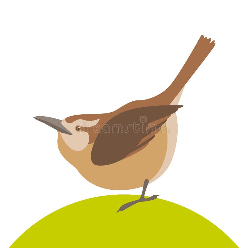 Small Bird Vector Illustration Flat Style Profile Stock Vector ...