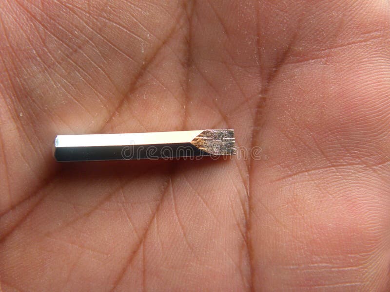 Small Bit of Flat Blade Precision Screwdriver Stock Photo - Image of ...